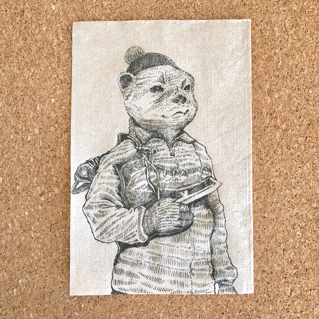 Kevin drawing on napkins | Why waste a perfectly good napkin?